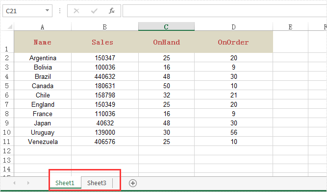 Add or remove worksheet in Java