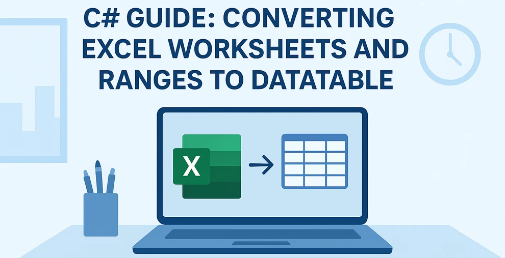 Convert Excel to DataTable in C#: Worksheets, Ranges & Beyond