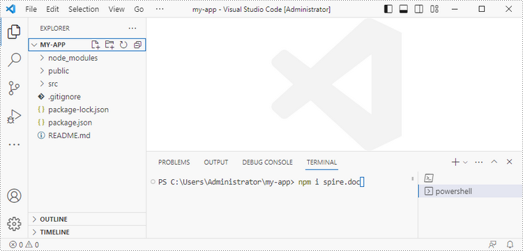 How to Integrate Spire.Doc for JavaScript in a React Project