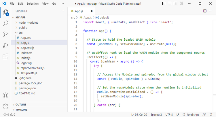 How to Integrate Spire.Doc for JavaScript in a React Project