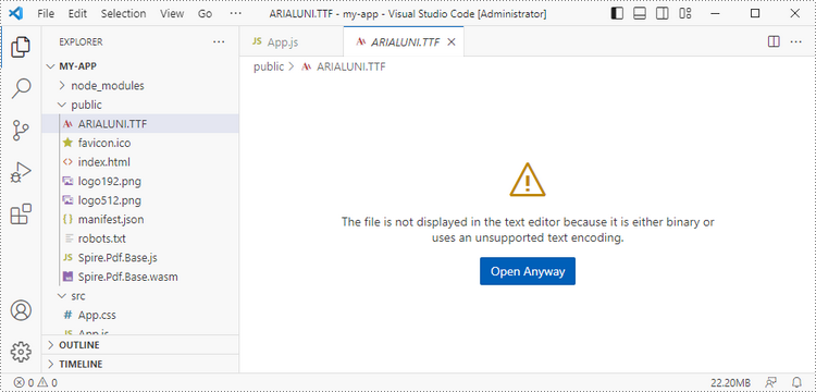 How to Integrate Spire.PDF for JavaScript in a React Project