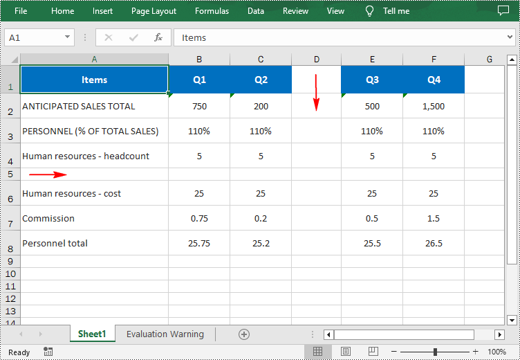 Insert Rows and Columns in Excel with JavaScript in React