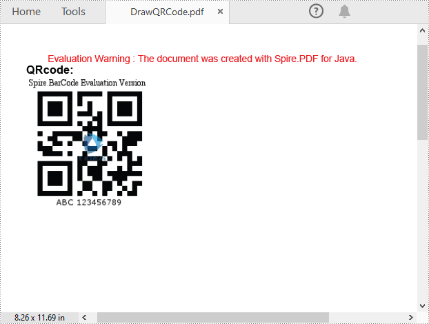 Java: Add Barcodes or QR Codes to PDF