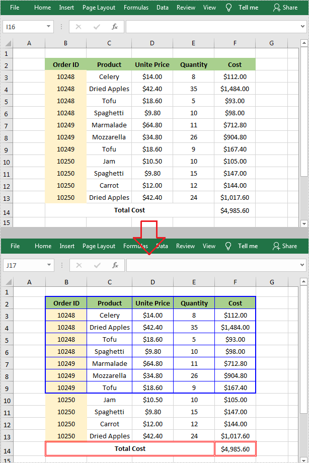 Java Add Cell Borders In Excel