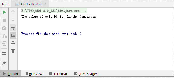 Java Get Cell Values By Cell Names In Excel