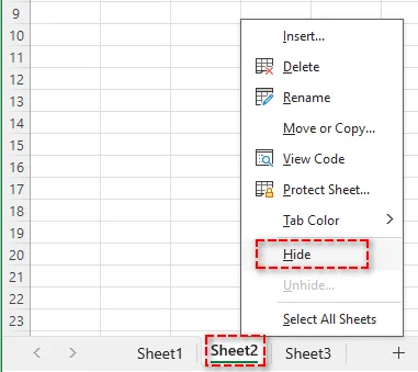 How to Hide Sheets in Excel (Manual, VBA & Python)