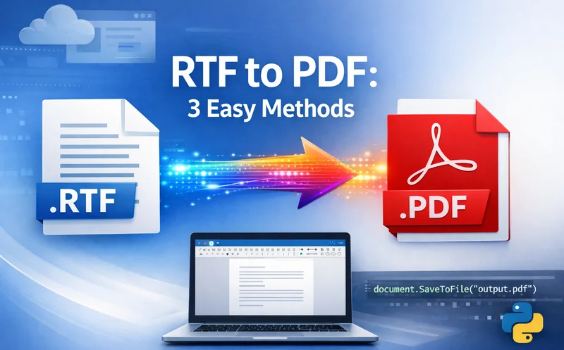 RTF in PDF umwandeln Online und Offline (3 bewährte Methoden)