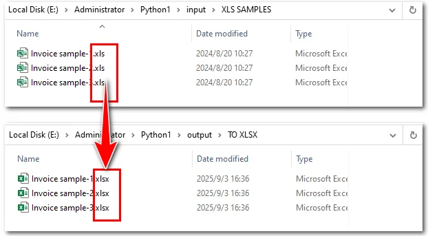 Conversione da XLS a XLSX: metodi manuali, online e batch
