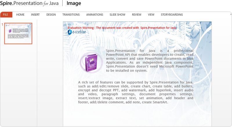 Java Powerpoint Library Create Read Modify Print Convert Powerpoint Documents In Java