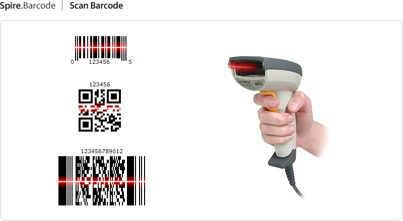 .NET Barcode Library - Generate, Read and Scan 1D 2D Barcode Images in ...