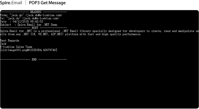 .NET Email API - Create, read and manipulate emails in C#, VB.NET, ASP.NET