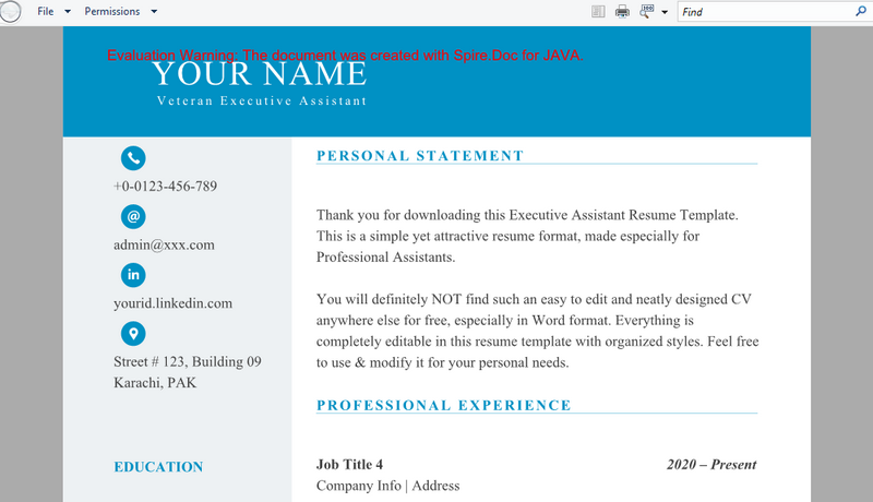 Java Word Library – Create Read Modify Print Convert Word Documents in Java